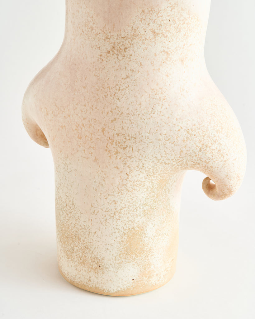 Big Scroll Handled Vase Titanium Ash – Flùr